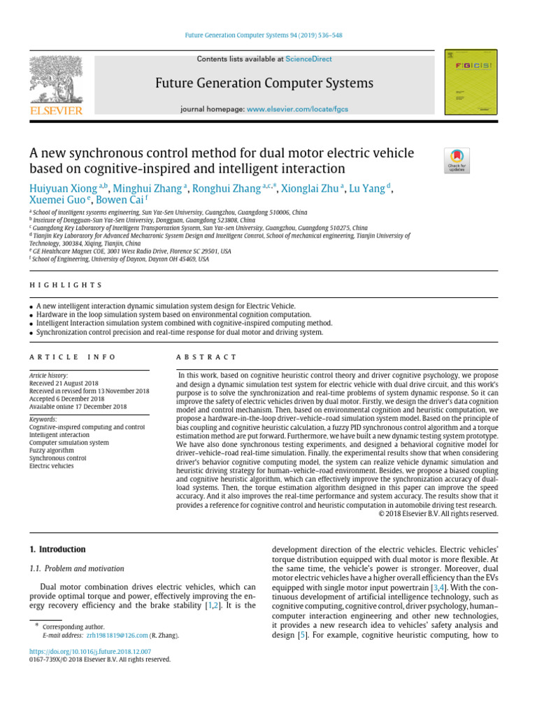 Future Generation Computer Systems: Huiyuan Xiong Minghui Zhang Ronghui ...