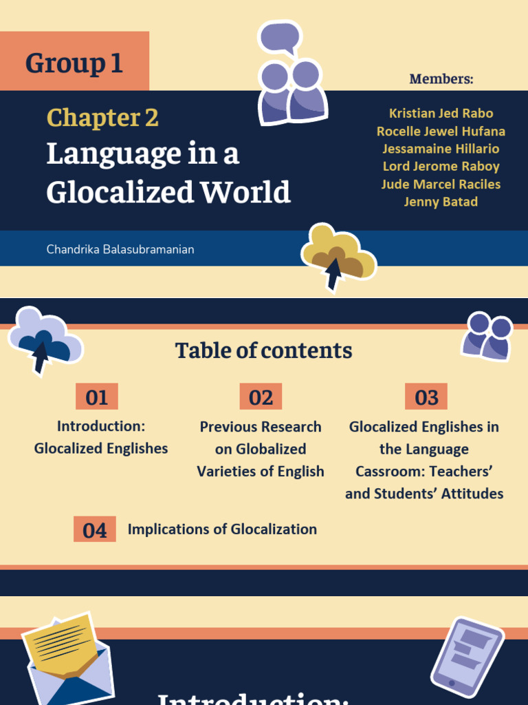 Language in A Glocalized World Report | PDF