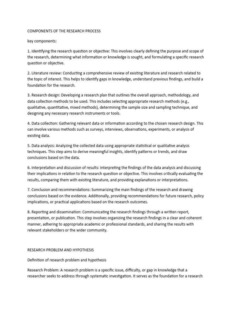 RESEARCH | PDF | Methodology | Hypothesis