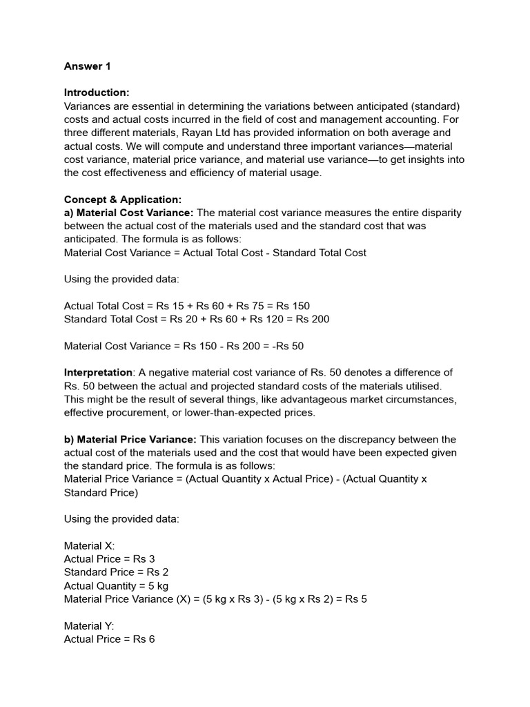 Cost & Management Accounting | PDF | Business Economics | Business
