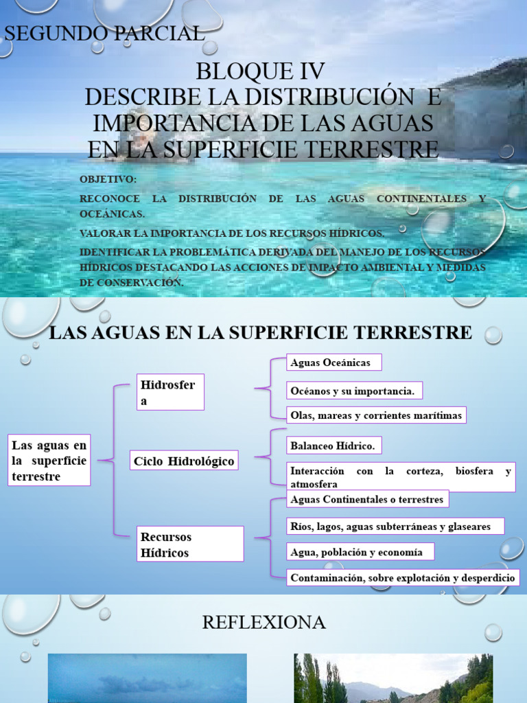 Geografia Distribución Del Agua | PDF | Agua | Tierra