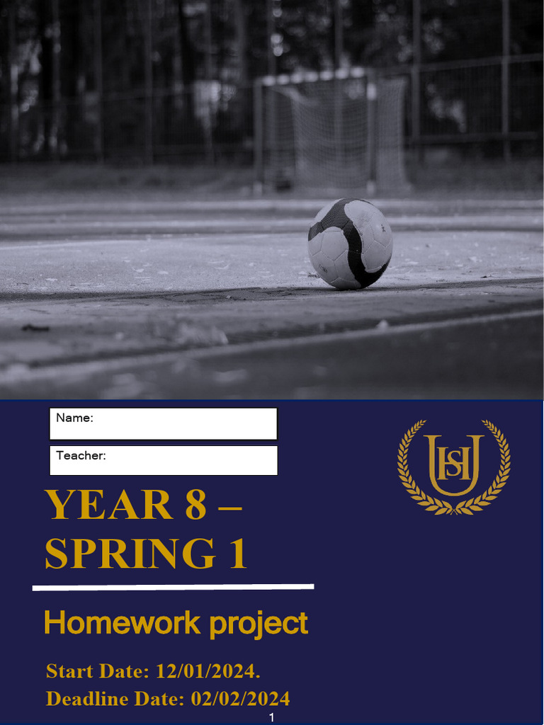 Year 8 - Spring 1 - Homework | PDF | Physical Fitness | Physical Education