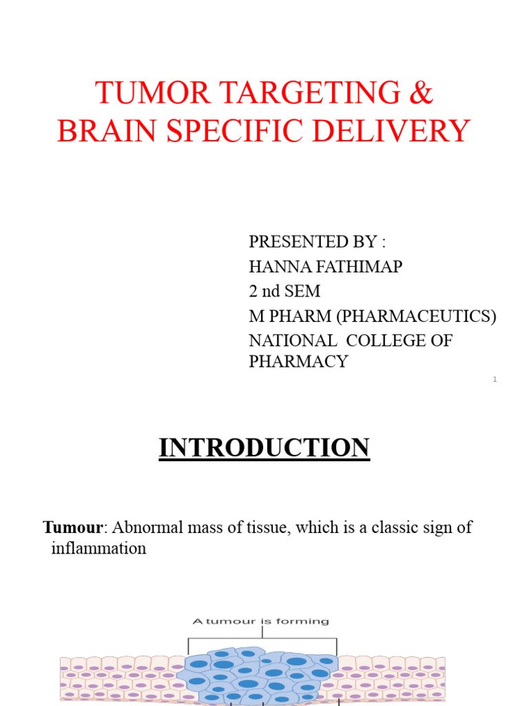 Brain Specific Delivery Hanna | PDF | Chemistry | Medicine