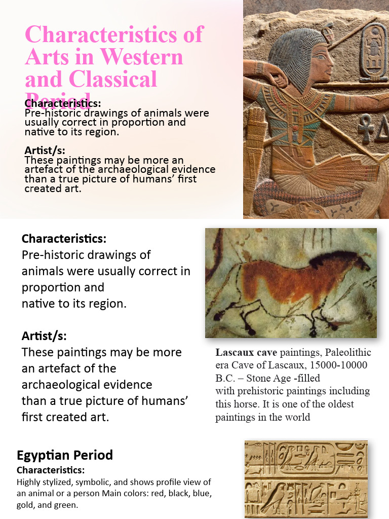 Characteristics of Ancient and Classical Art | PDF | Paintings | Mosaic