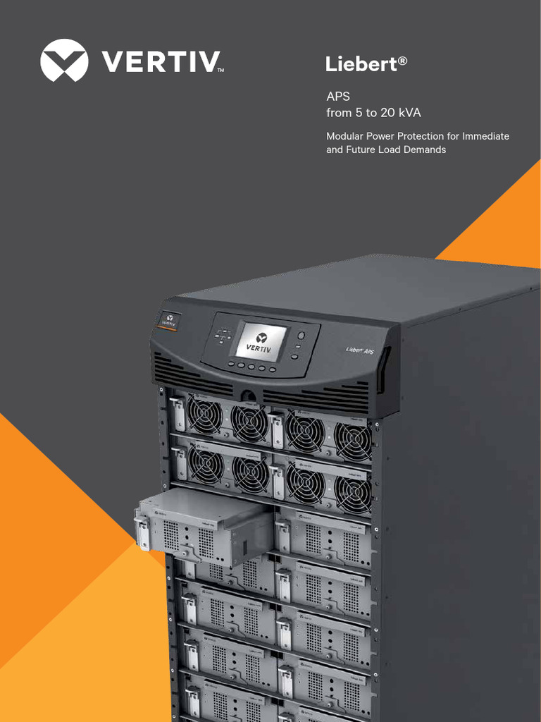 Liebert Aps 5 20 Kva Brochure English | PDF | Data Center | Battery Charger