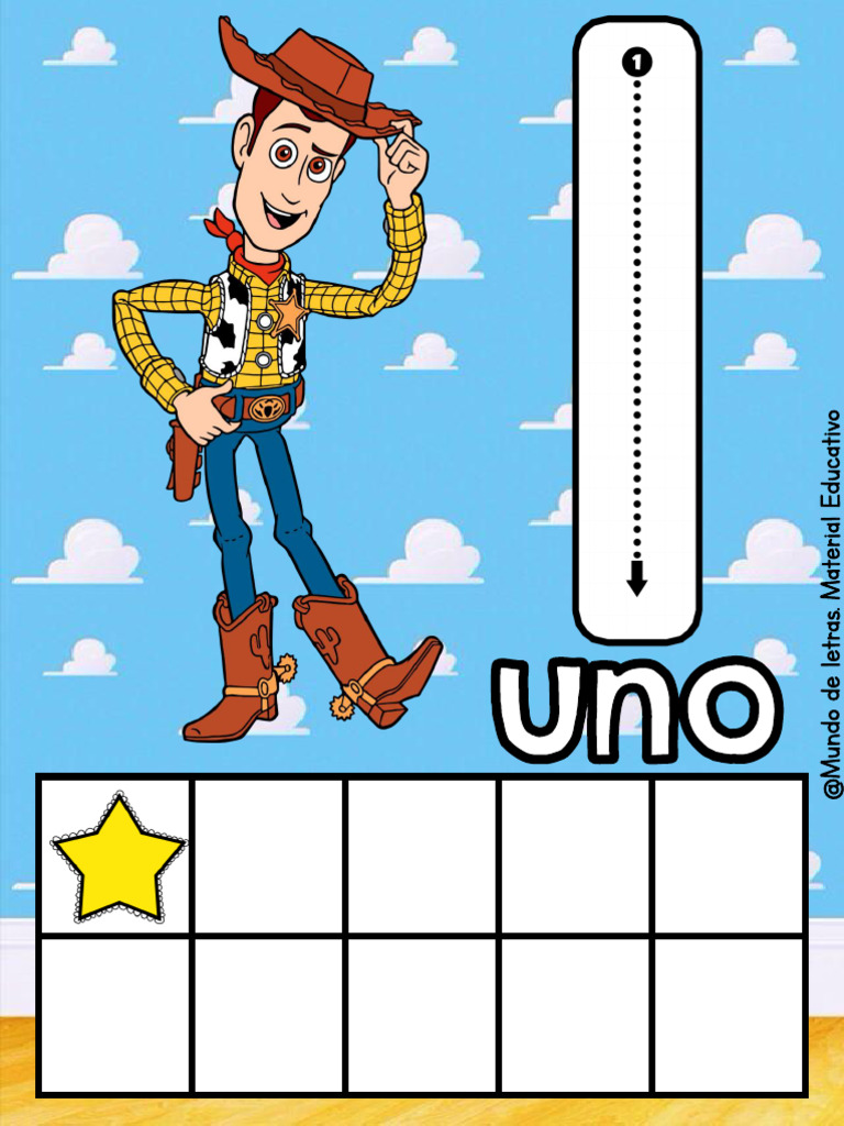 Números y Abecedario de Toy Story | PDF