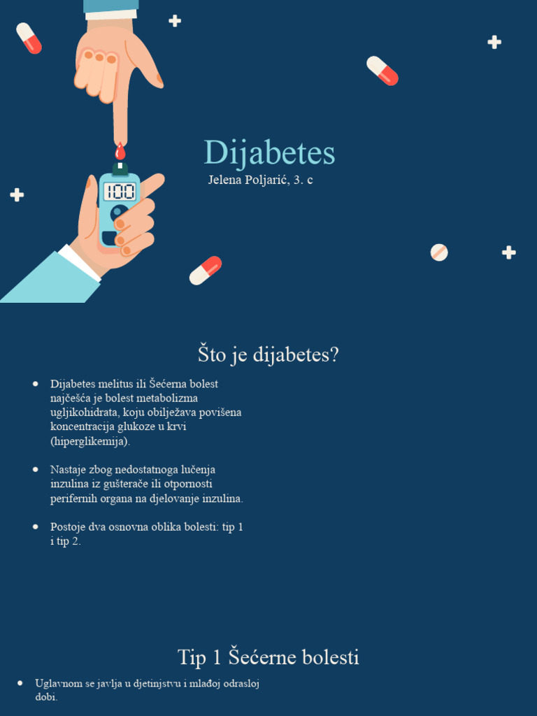 Dijabetes, Prezentacija | PDF