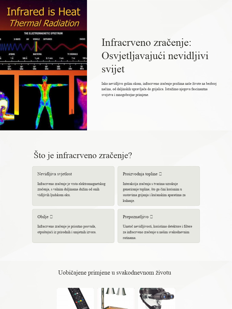 Infracrveno Zracenje Osvjetljavajuci Nevidljivi Svijet (3) Iva2 | PDF