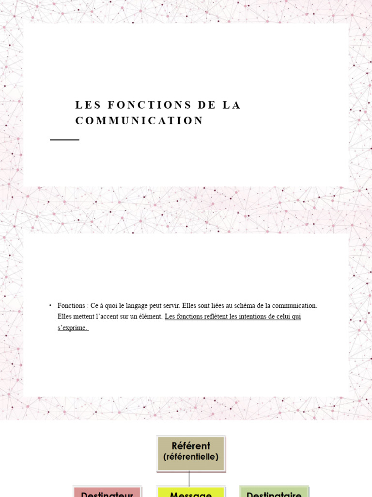 Les Fonctions Du Langage Cours 2 | PDF | la communication | Communication humaine