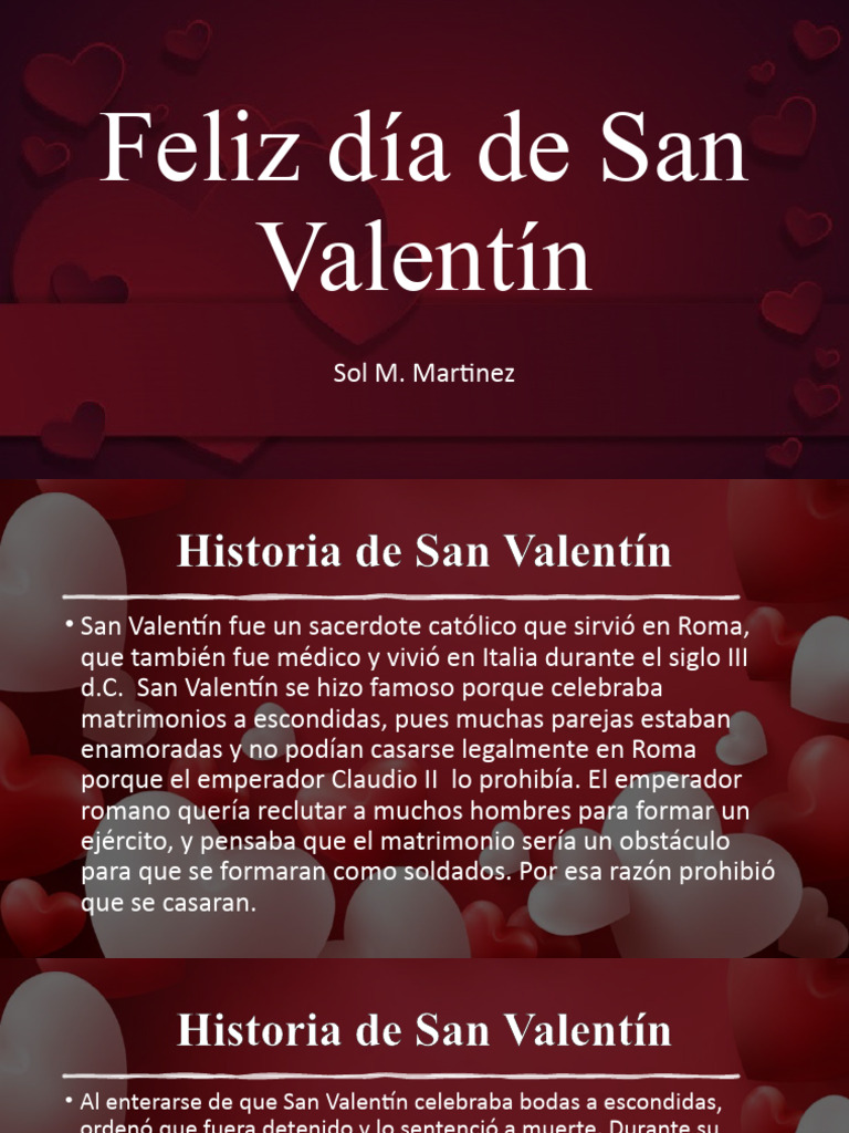 Feliz Día de San Valentín | PDF | día de San Valentín | Iglesia Católica