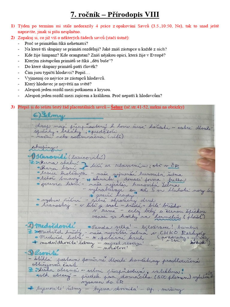 7 Rocnik - Prirodopis VIII | PDF