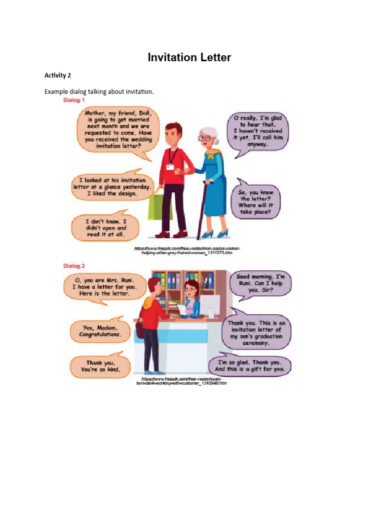Struktur dan Contoh Surat Undangan | PDF