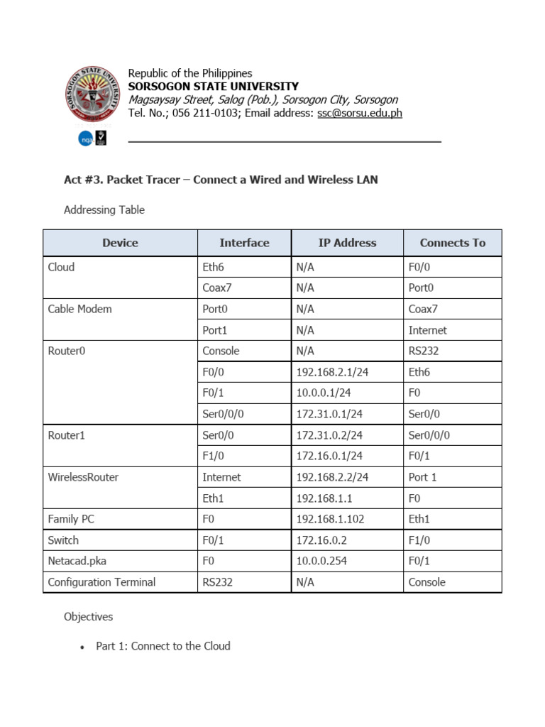 Act3 Done Johnrey | PDF | Network Switch | Computer Network