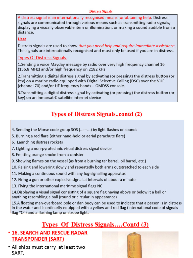 Distress Signals | PDF | Wireless | Telecommunications