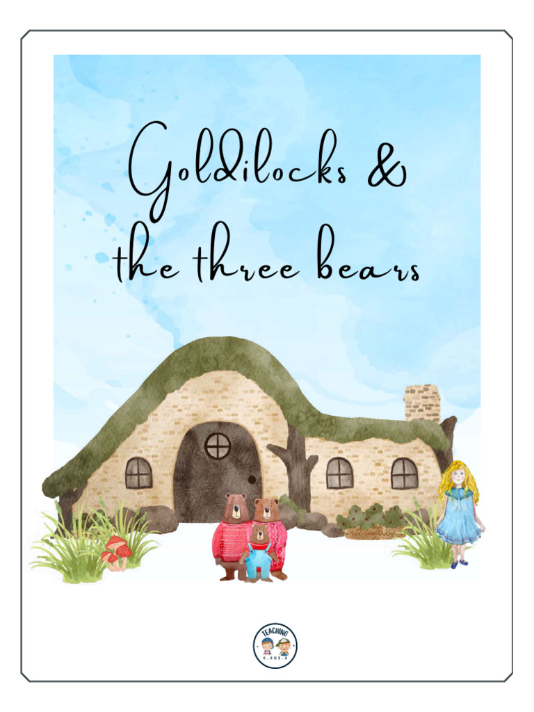 Goldilocks & 3 Bears - Freebie | PDF