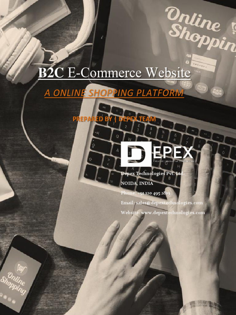 Depex - B2C E-COMMERCE Website Proposal | PDF