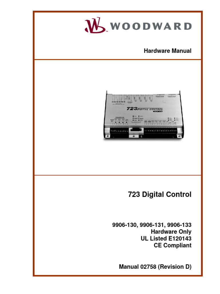 723 Digital Control Technical Manuals | PDF | Business | Computers