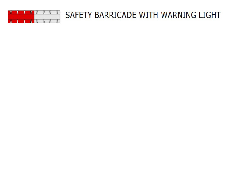 Safety Barricade Sign For Drawings | PDF