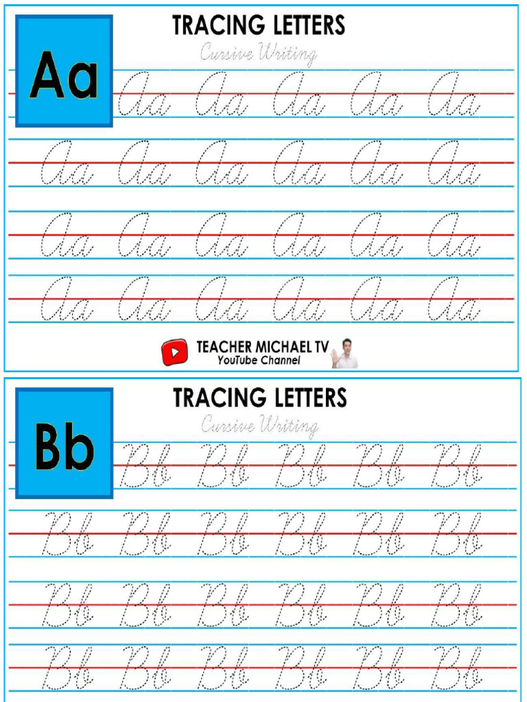 Cursive Tracing | PDF
