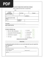 Admission Register Extract Template | PDF
