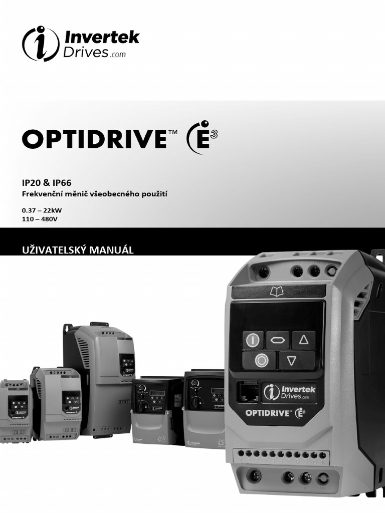 OPTIDRIVE E3 Manual CZ 2021 | PDF