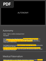 Appelbaum Criteria for Patient Capacity | PDF | Dementia | Medical ...