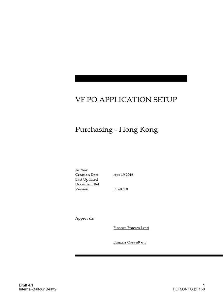 BR100 AppsSetup PO v1.0 HK3 | PDF | Receipt | Business