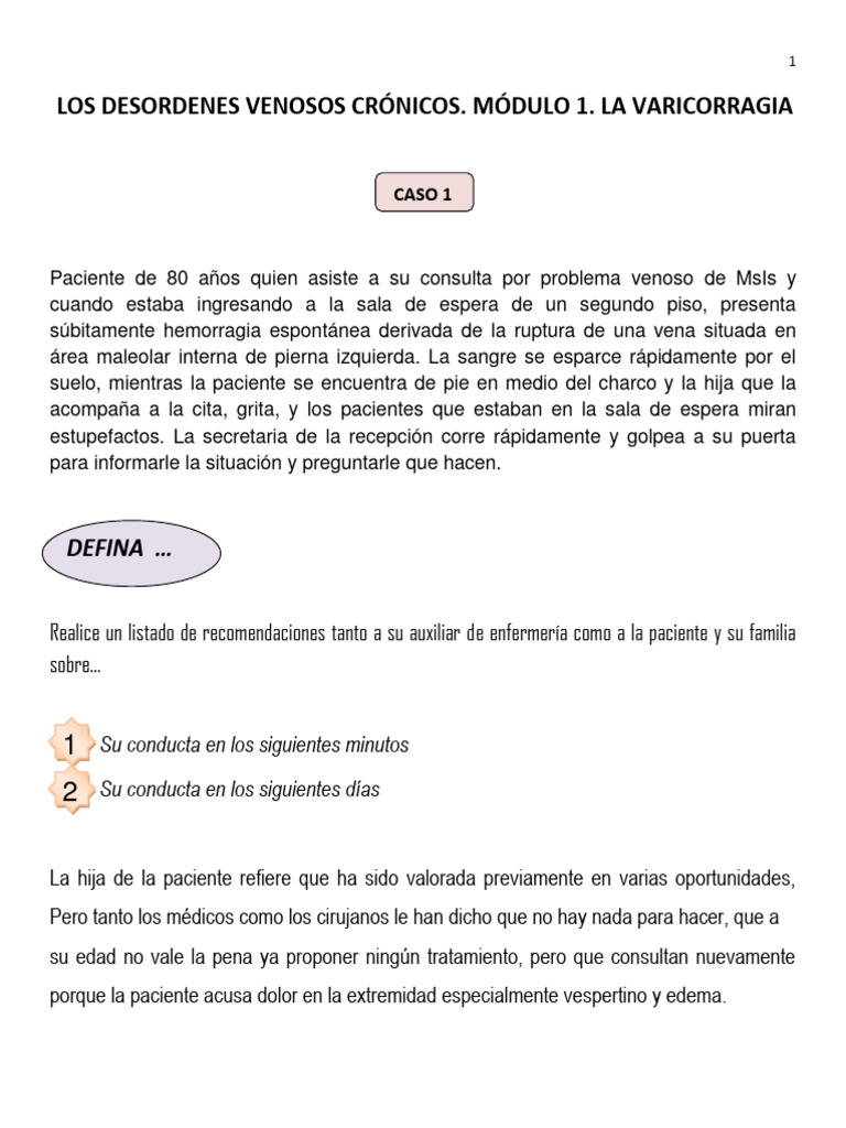 Dvc. Modulo 1. La Varicorragia | PDF | Derecho | Salud y bienestar