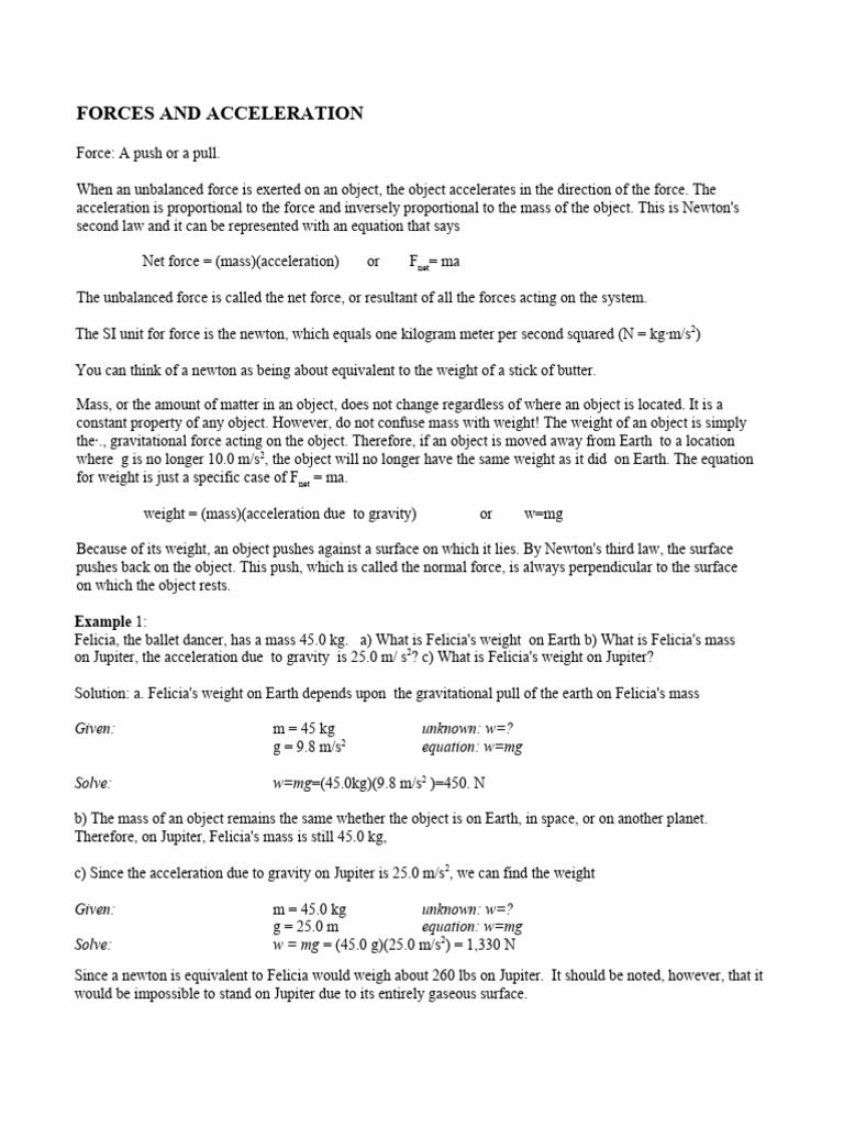 SPIP-Forces MODIFIED | Download Free PDF | Weight | Force