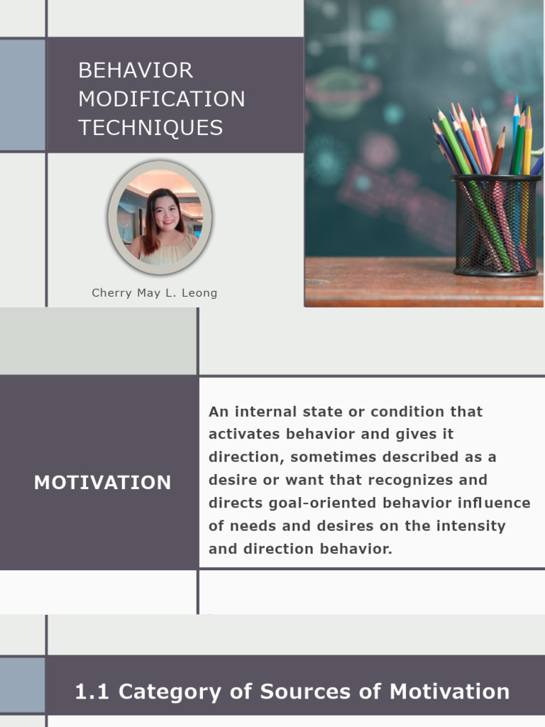 Behavior Modification Techniques | PDF | Reinforcement | Mental Processes