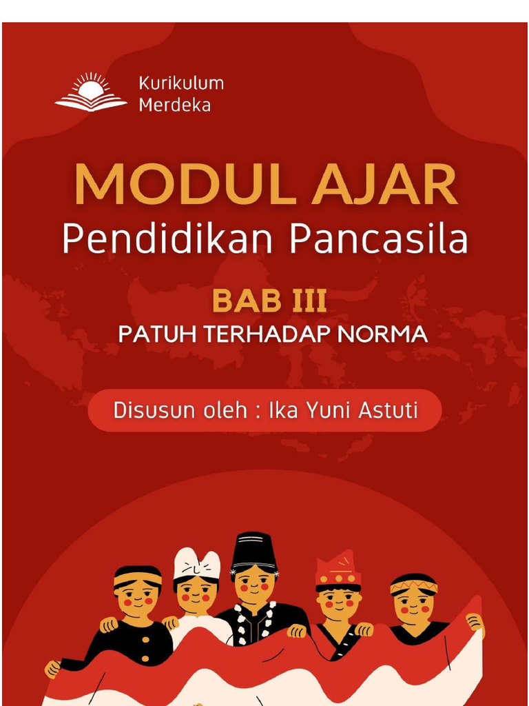 Modul Ajar Pendidikan Pancasila - Modul Ajar Bab 3 Patuh Terhadap Norma - Fase D | PDF