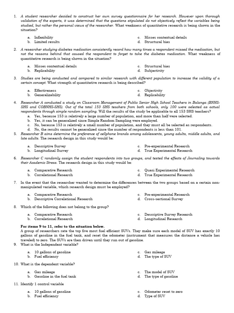 PR2 Self-Made PT | PDF | Dependent And Independent Variables | Fuel ...