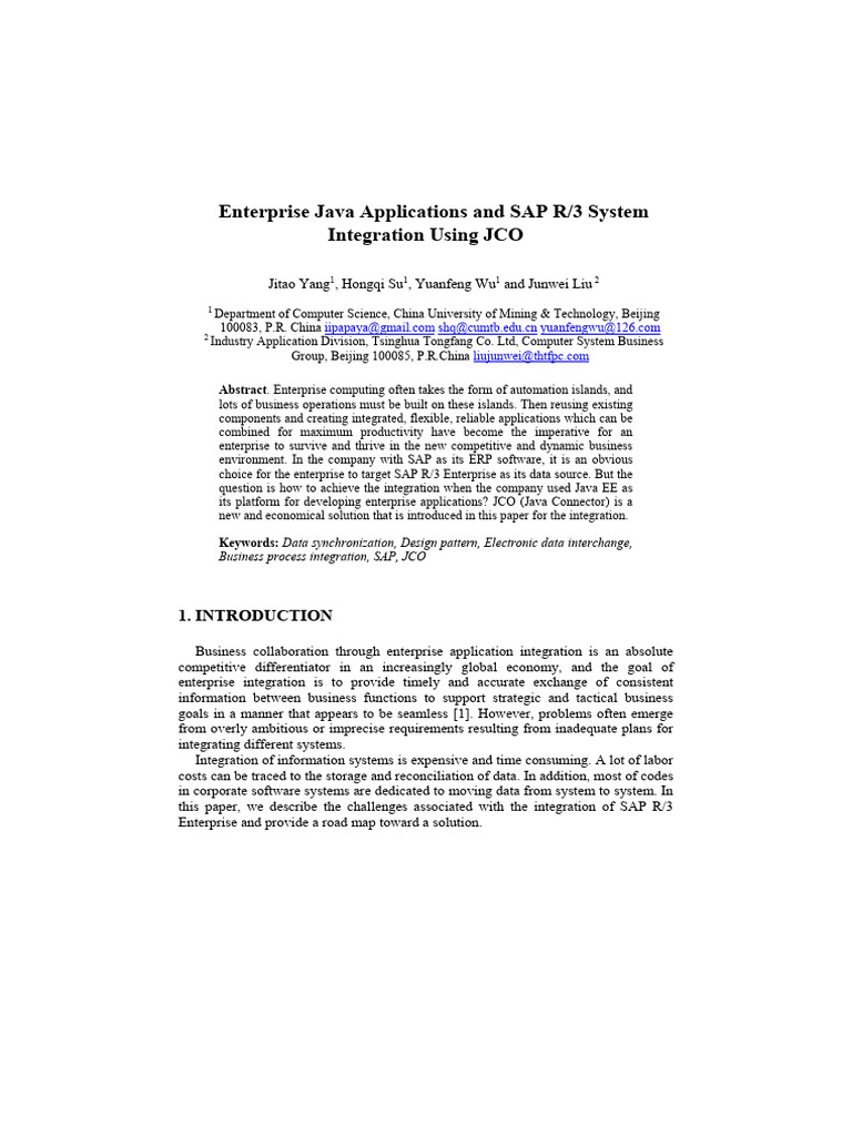 Yang SWL07 | PDF | Databases | Java (Programming Language)