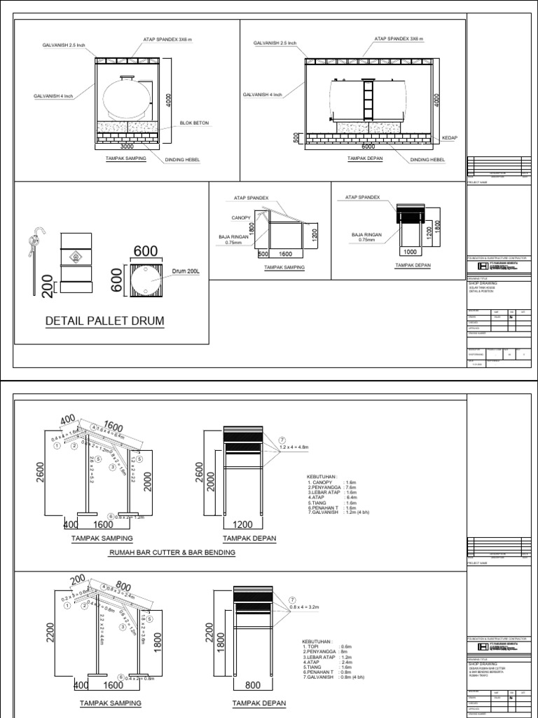 Rev Rumah Tanki Bar Cutter, Bar Bending, Trafo | PDF | Technical ...