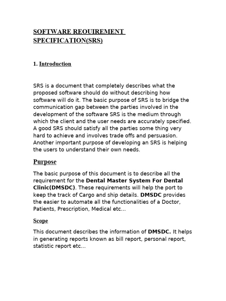 Dental Clinic Srs Compress | PDF | Microsoft Windows | Databases