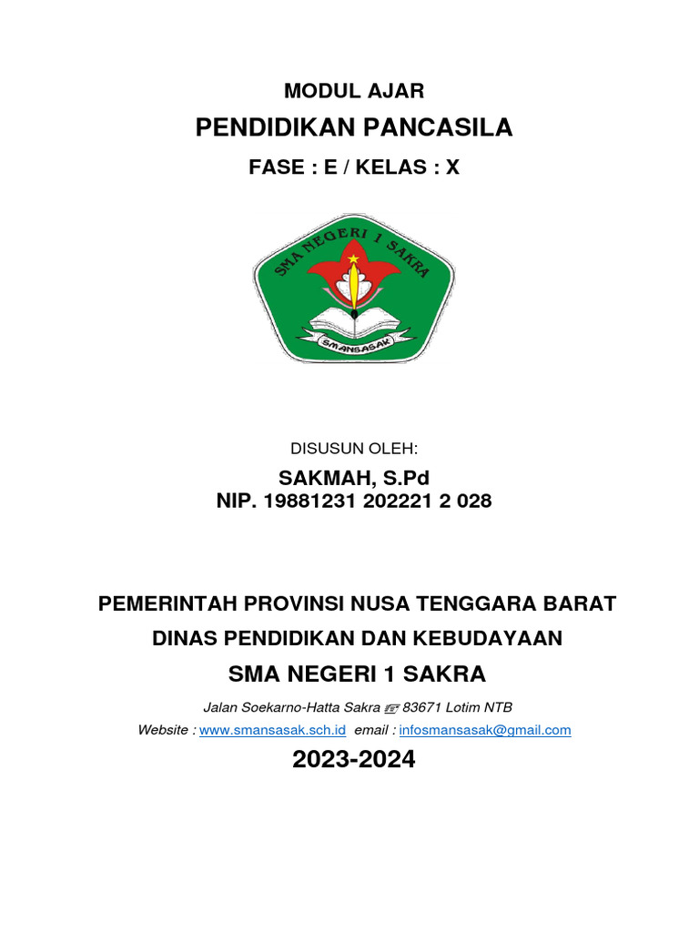 Modul Unit 1. 10.1 Rumusan Pancasila. | PDF