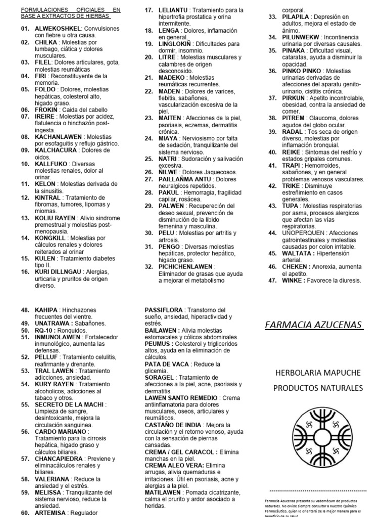 Triptico Mapuche Final 2.0 | PDF | Causas de la muerte | Epidemiología