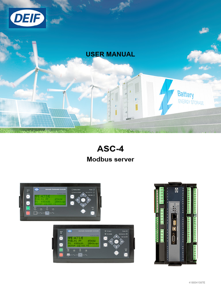 Asc 4 Modbus Server User Manual 4189341087 Uk | PDF | Parameter (Computer Programming) | Integer ...