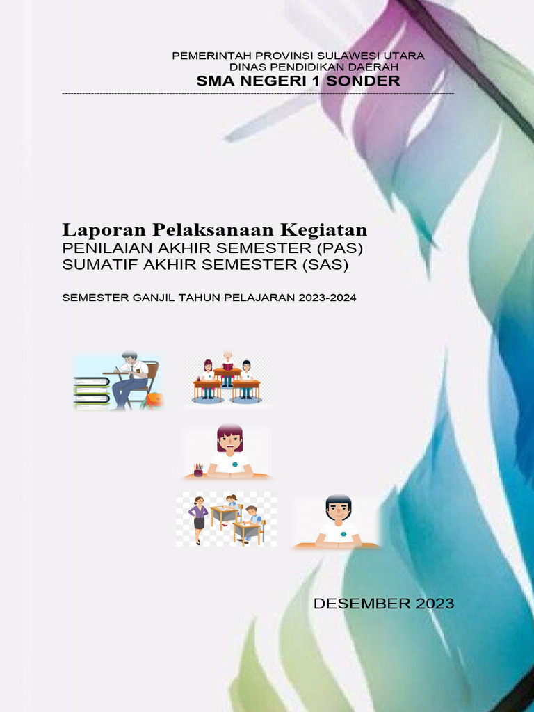 Laporan Kegiatan Pas Dan Sas Ganjil 2023-2024 | PDF