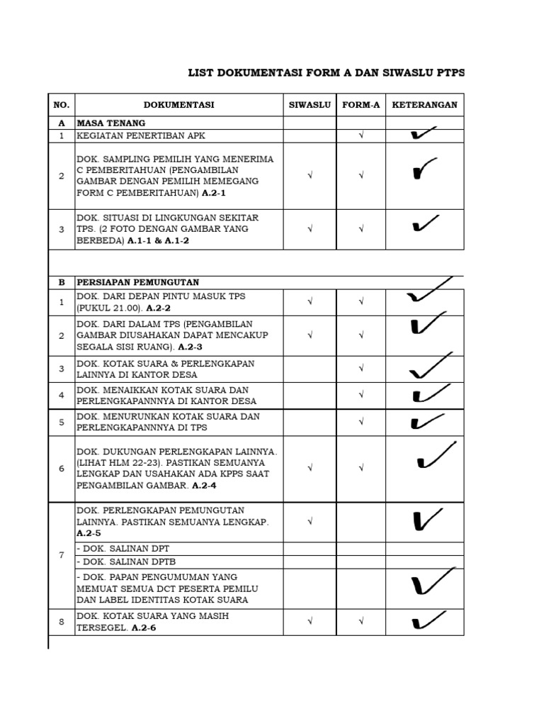 Dokumentasi Pemungutan Suara 2023 | PDF | Sains & Matematika