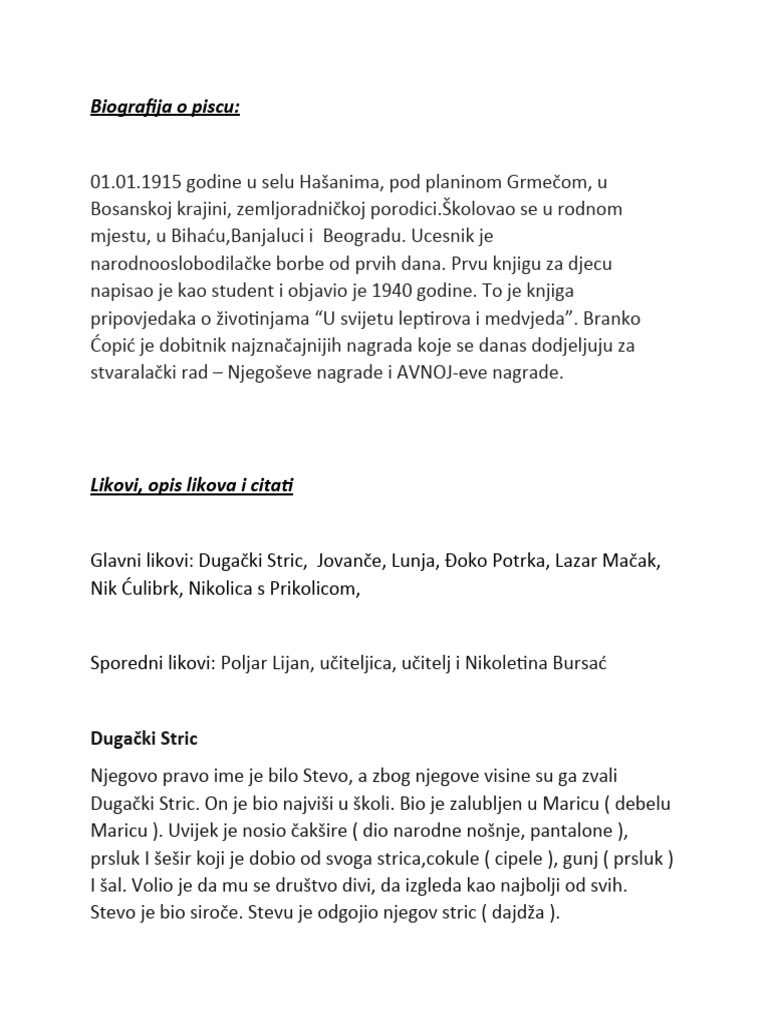 Orlovi Rano Lete | PDF