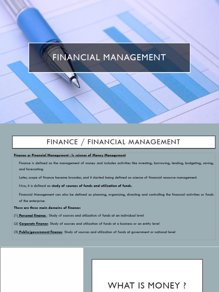 Getting Started Introduction To Financial Management Pdf Money