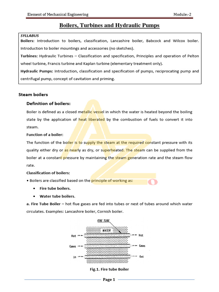 Mechanical Boilers | PDF | Pump | Boiler