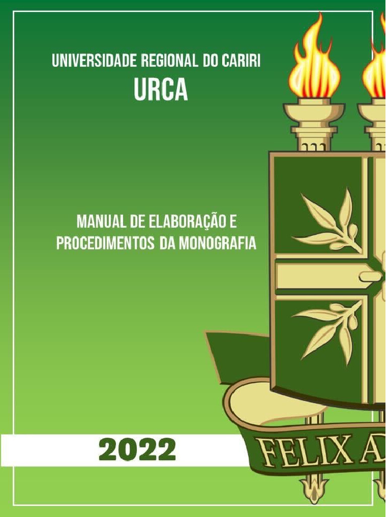 Manual de Monografia da URCA | PDF | Citação | Abstract (resumo)