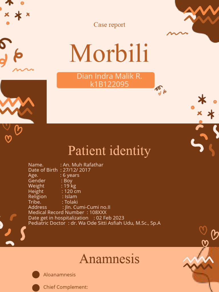 Case Report Morbili | PDF | Medicine | Diseases And Disorders