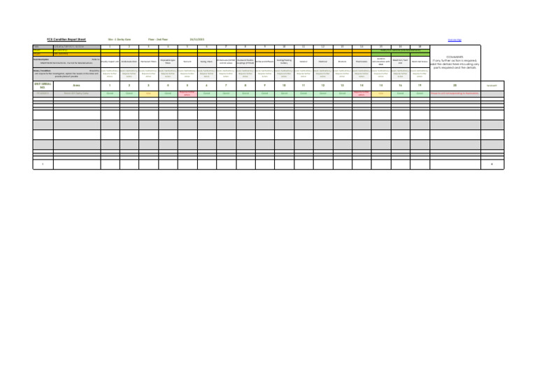FCU Condition Report Sheet - 1 Derby Gate - 2nd Floor 342700.03 1 | PDF ...