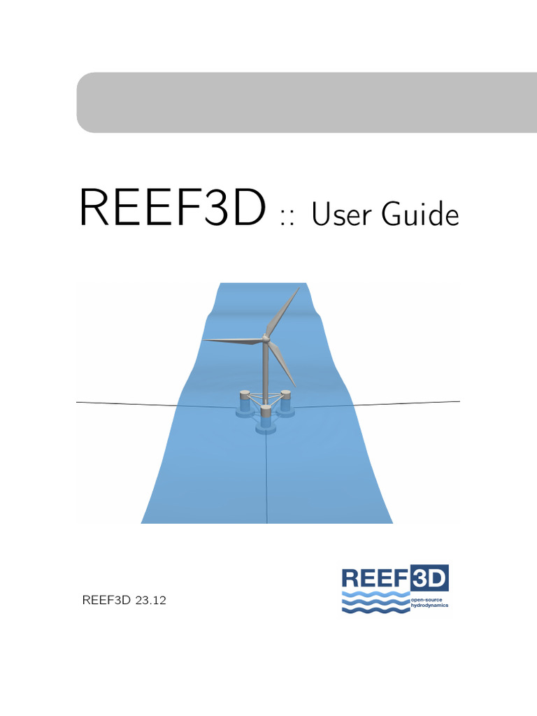 REEF3D UserGuide | Download Free PDF | Computational Fluid Dynamics | Fluid Dynamics