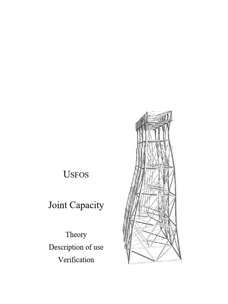 Usfos JointCapacity 2022 | PDF | Truss | Bending