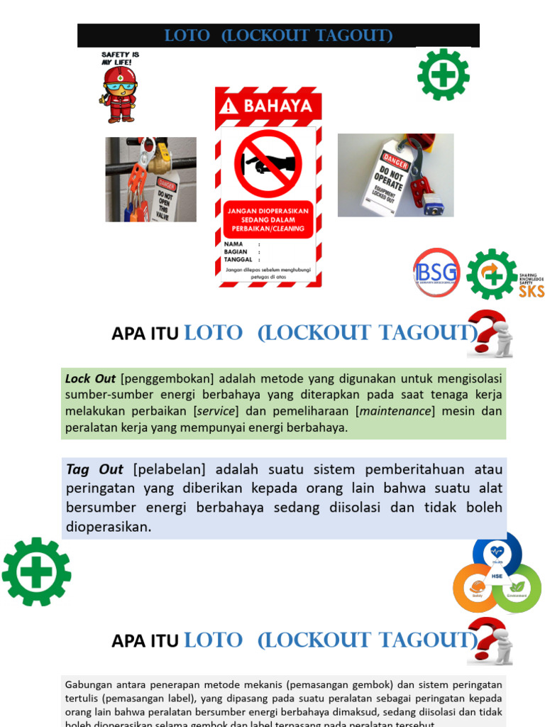 Penerapan dan Prosedur LOTO | PDF