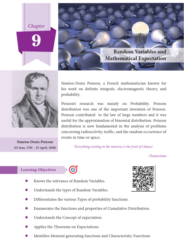 Module-2 (Random Variables) | PDF | Probability Distribution | Random Variable